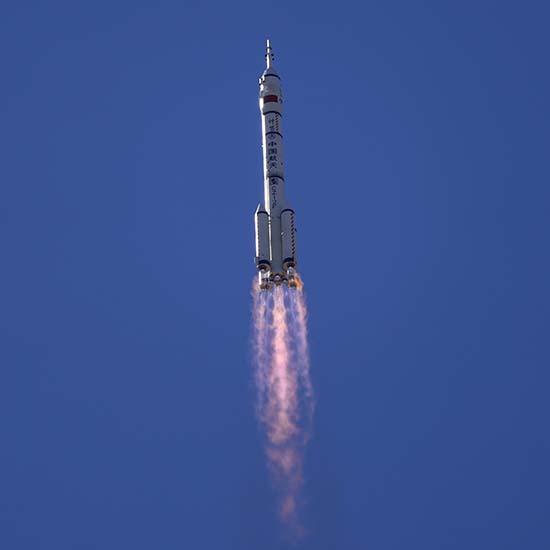 Shenzhou-12 Crewed Mission Lifts Off