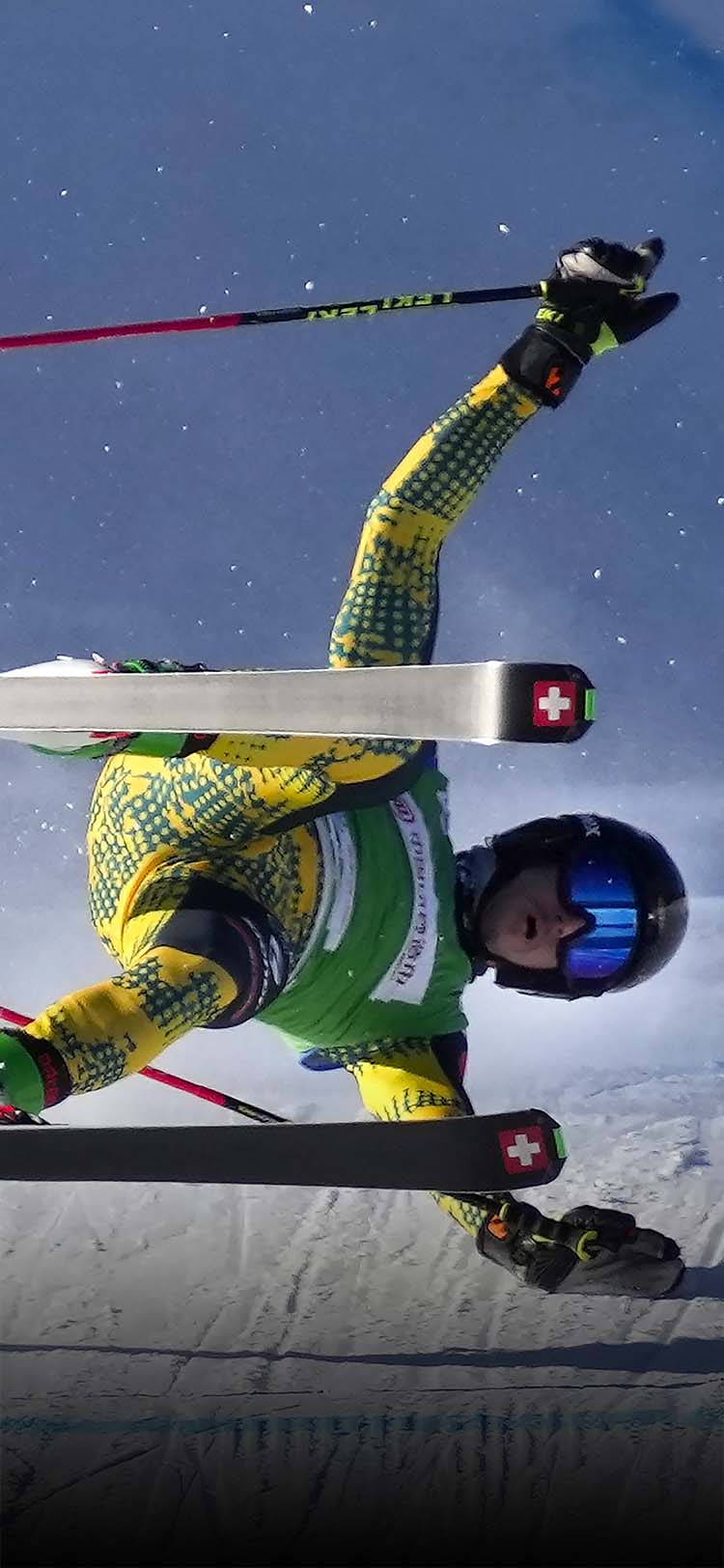 Winter Sports Athletes in Action