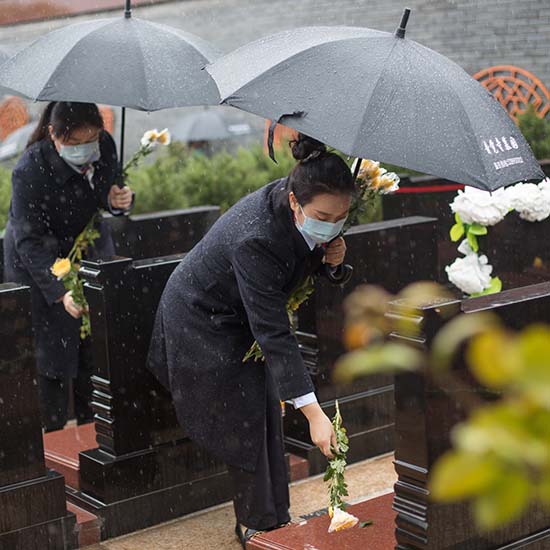 Remote Tomb-Sweeping on Behalf of Nanjing Citizens