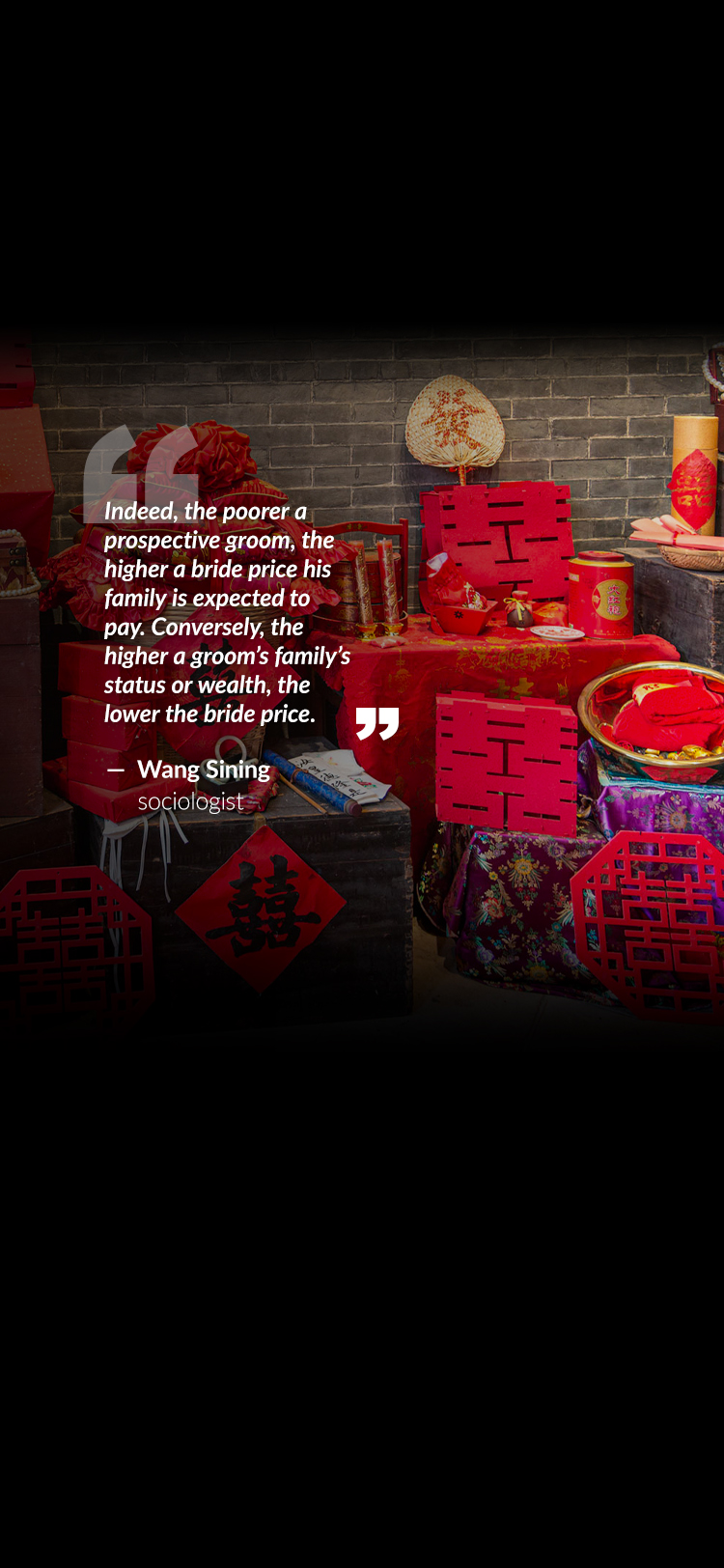 On the Surprising Logic of China’s Bride Prices